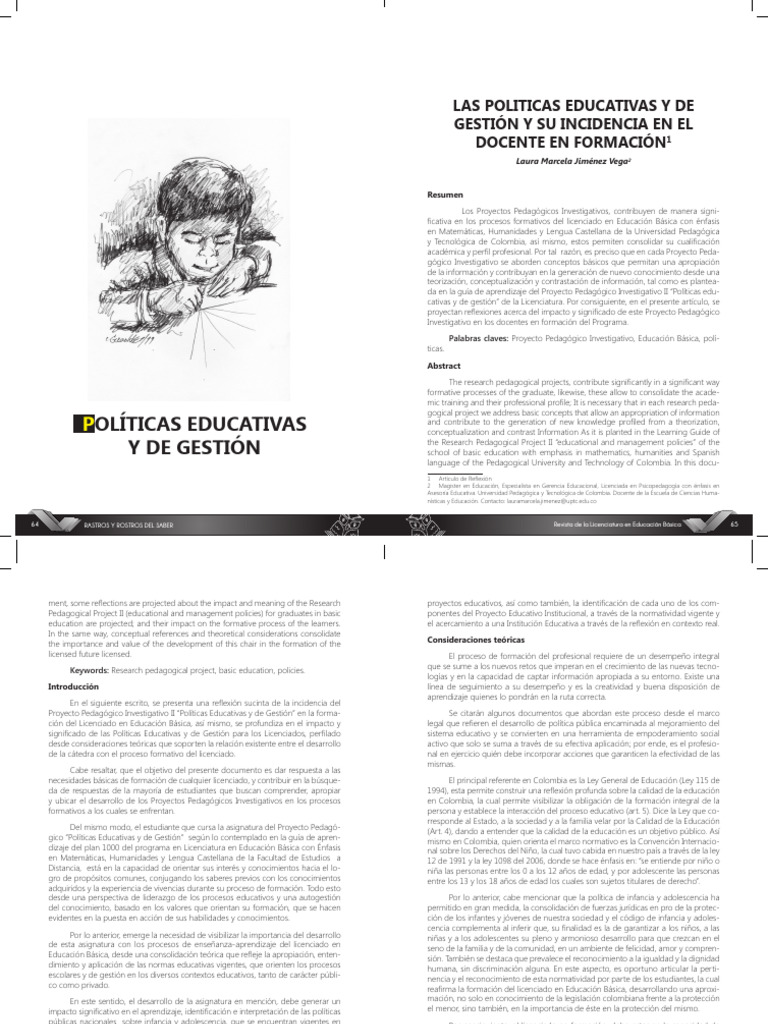 11186-Texto Del Artículo-38025-1-10-20200608 | PDF | Educación primaria | Pedagogía