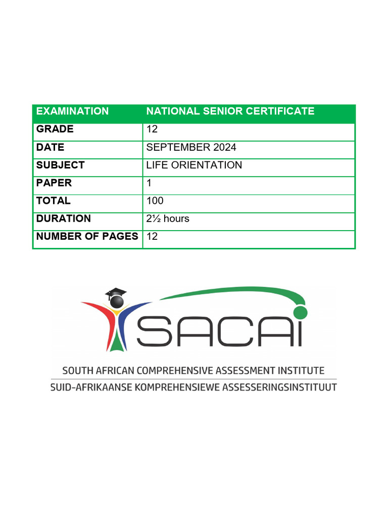 1725514068405-Lo NSC Examination QP | PDF | Physical Fitness | Overtime