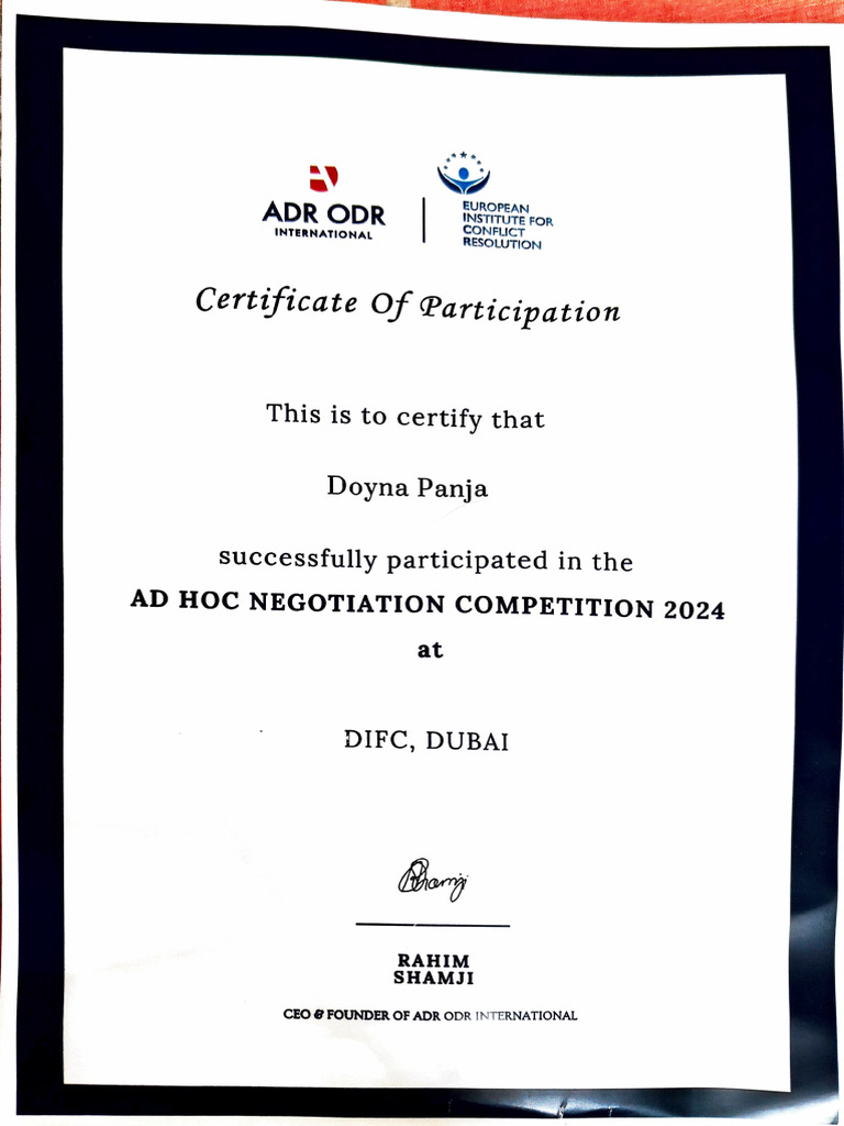 Adr Odr Negotiation | PDF