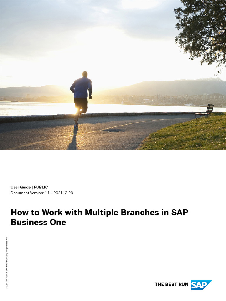 How_to_Work_with_Multiple_Branches_in_SAP_Business_One | PDF | Menu (Computing) | Icon (Computing)