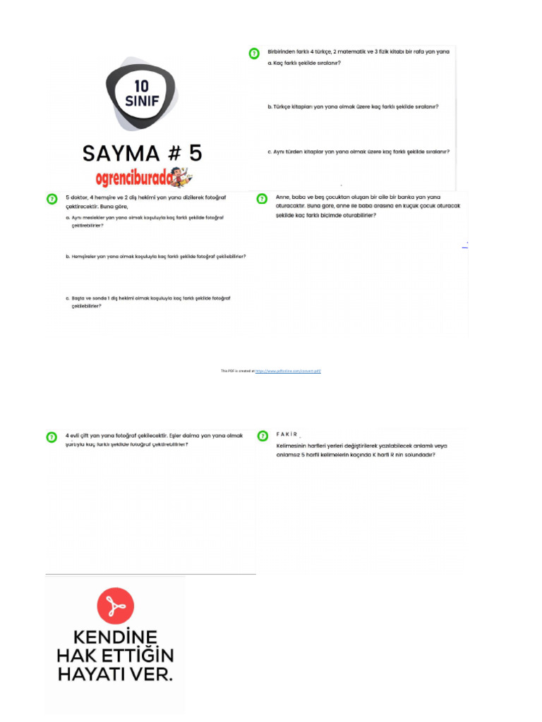 rehber matematik | PDF