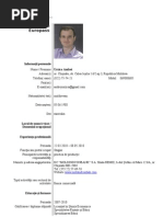 Model CV European Completat | PDF