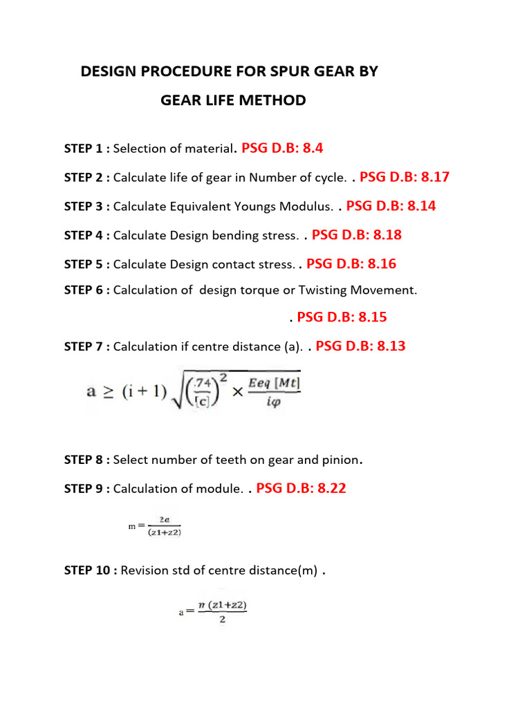 Design Procedure | PDF