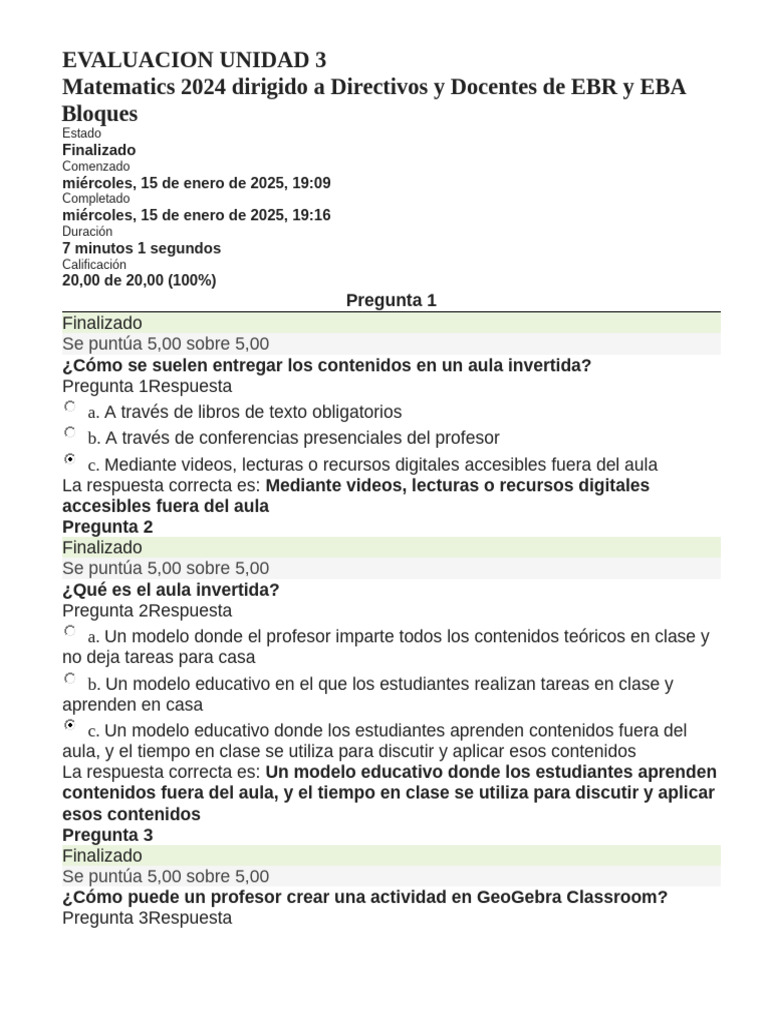 Evaluacion Unidad 3 - Matematic 2024 | PDF | Aprendizaje | Enseñando