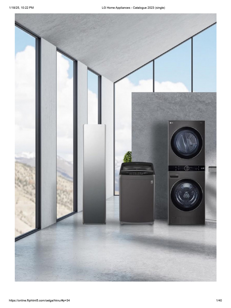LG Home Appliances Catalogue 2023 | PDF
