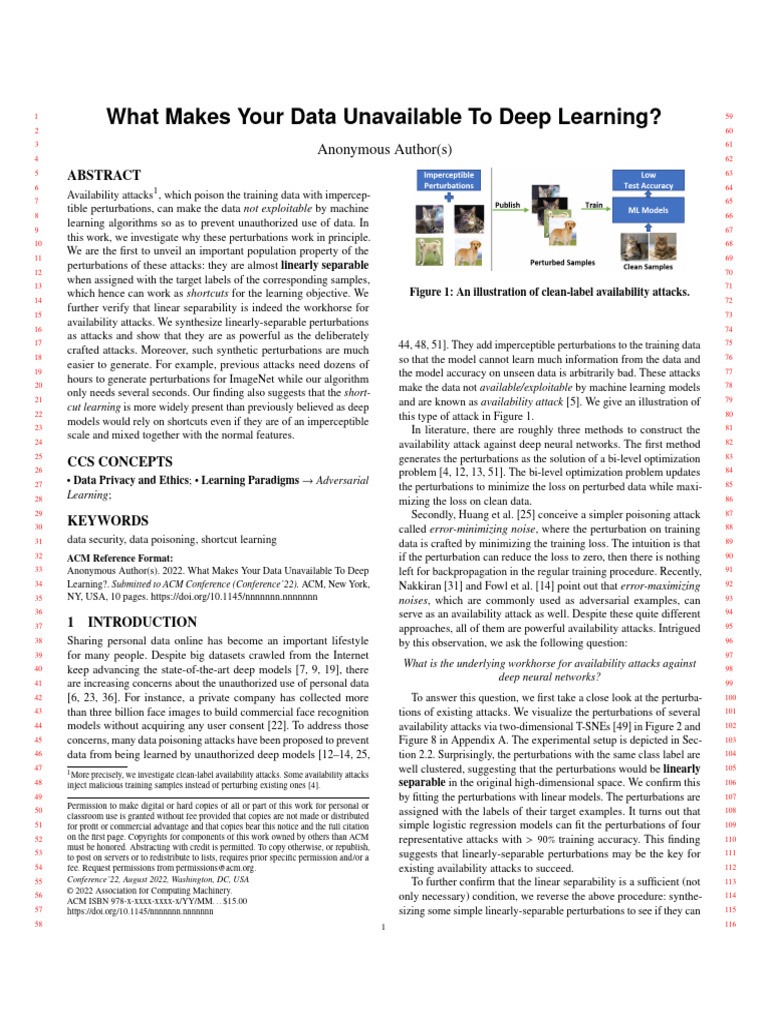 Availability Attacks Are Shortcuts KDD | PDF | Artificial Intelligence | Intelligence (AI ...