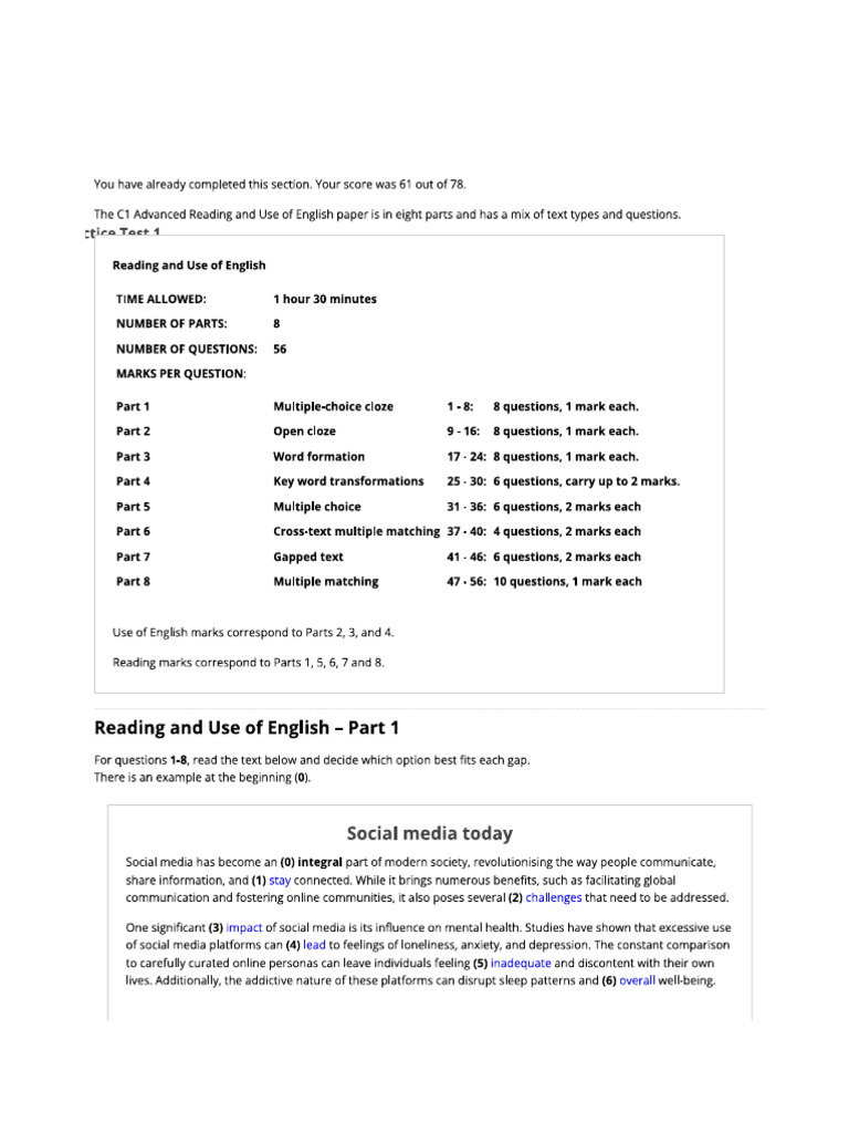 Melvin Casas - C1 - Reading and Uoe | PDF