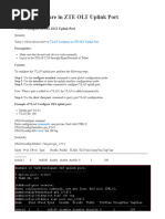 ZTE C320 OLT Command Guide | PDF | Computer Hardware | Telecommunications