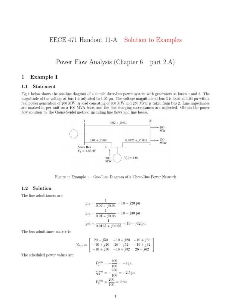 Handout 11 A Examples | PDF | Physical Quantities | Power (Physics)