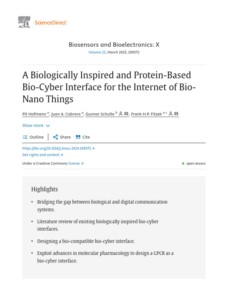 A_Biologically_Inspired_and_Protein_Based_Bio_Cyber_Interface_for | PDF ...