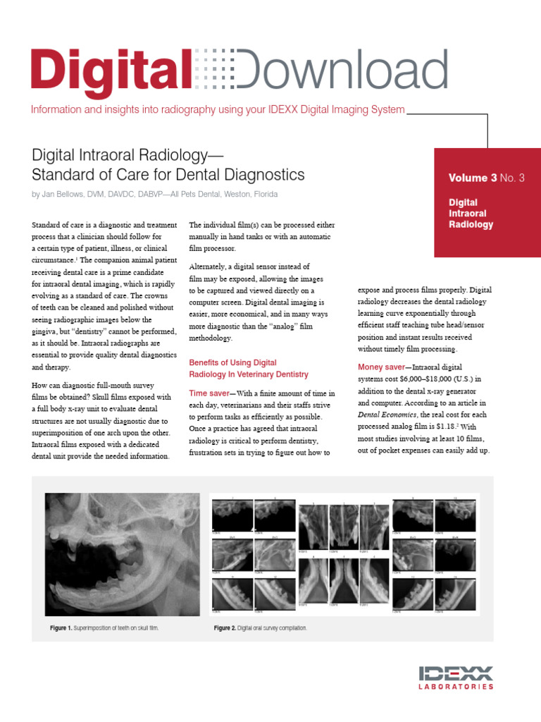 Digital Download_ Digital Intraoral Radiology - Standard of Care for Dental Diagnostics - dd ...