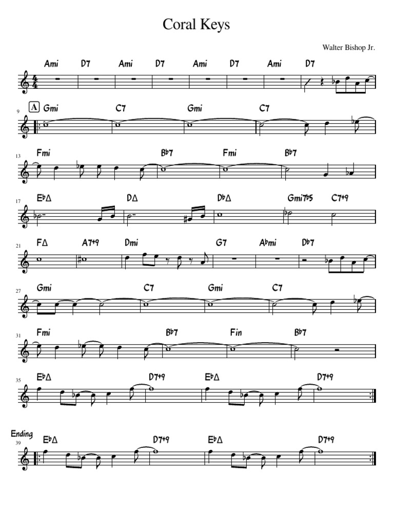 Coral - Keys LEAD | PDF