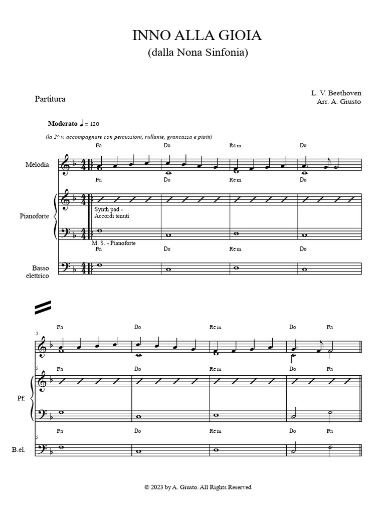INNO alla Gioia_Partitura mini | PDF