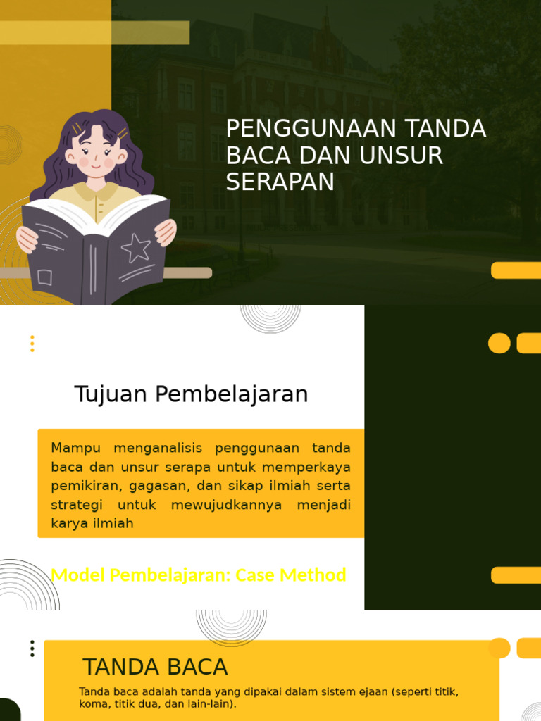 P4. Penggunaan Tanda Baca Dan Unsur Serapan | PDF