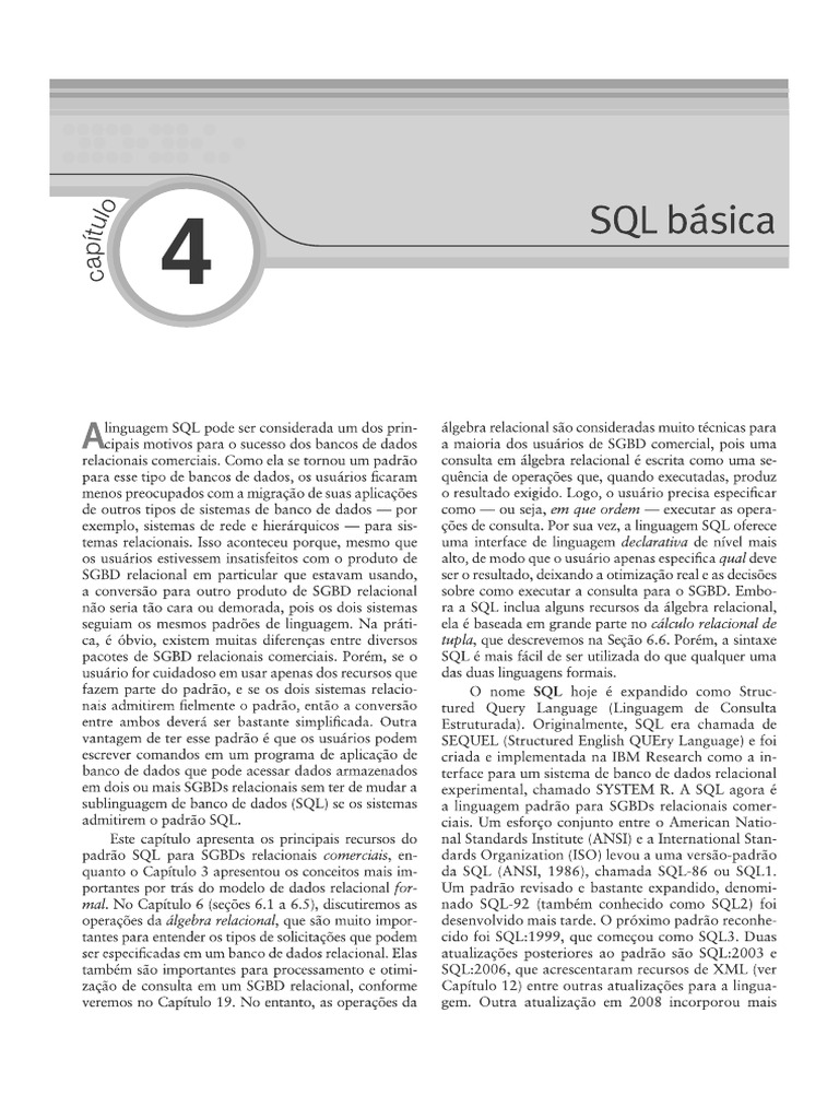 Capitulo 4 - SQL Básica | PDF