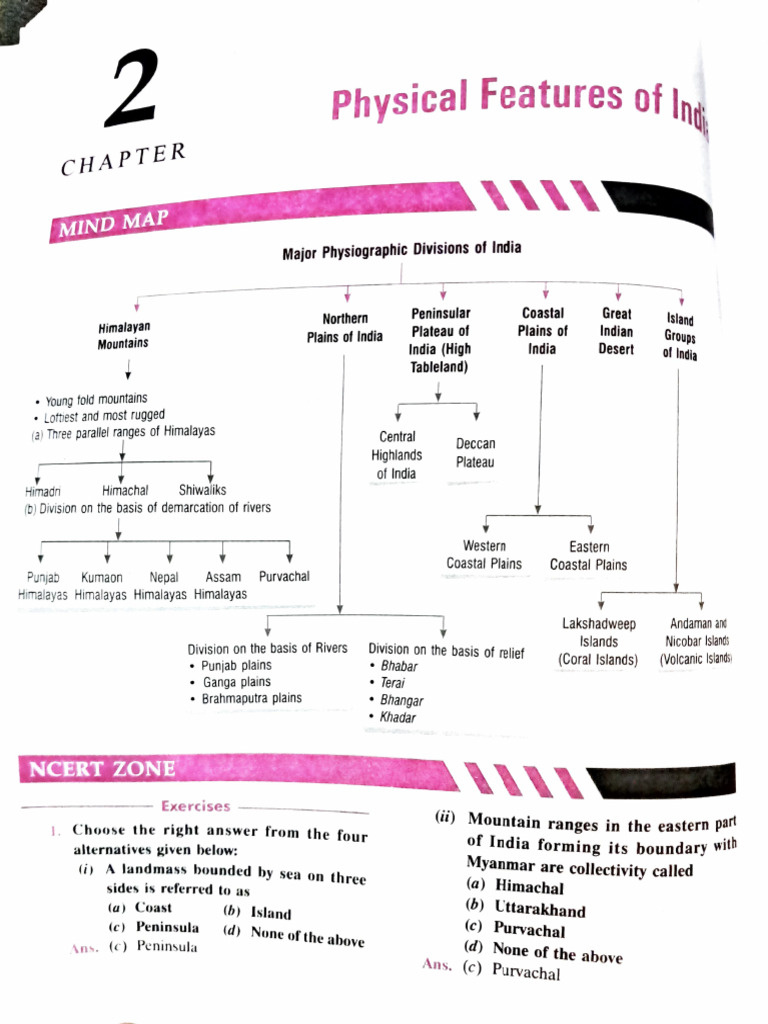 Chapter - 2 Grography Class 9 | PDF | Himalayas | Geology