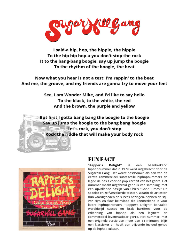 Rapper's Delight | PDF