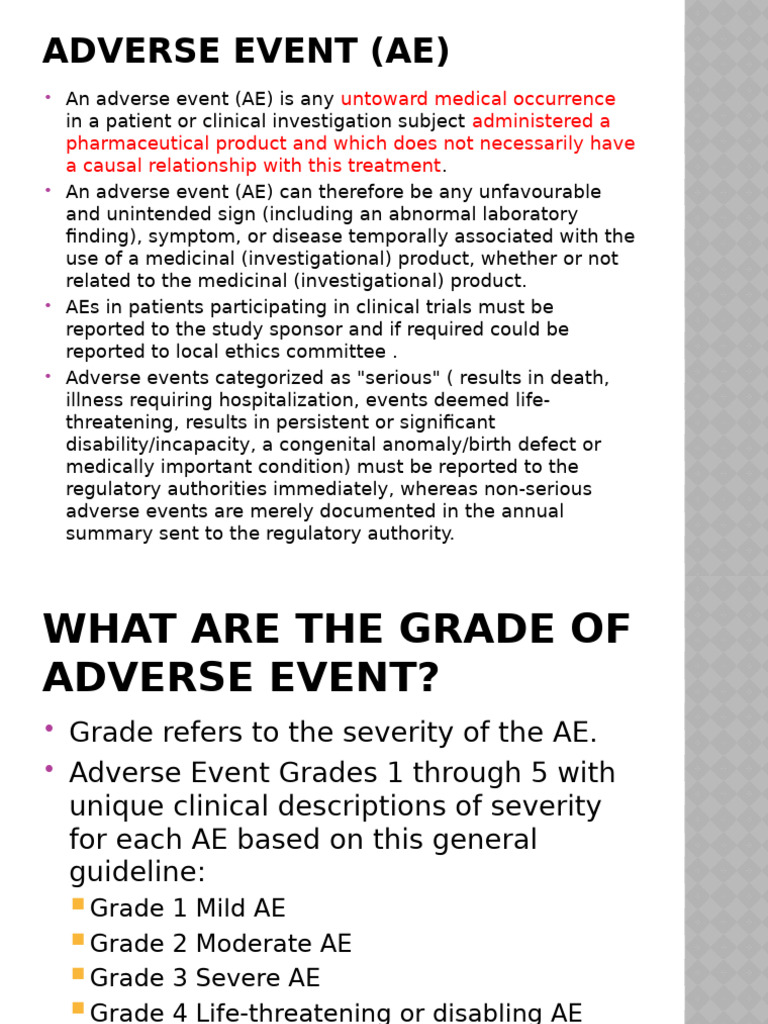 Patient Safety - Adverse Event | PDF | Medicine | Health Care