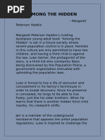 Teacher's Guide to Among the Hidden | PDF | Social Science