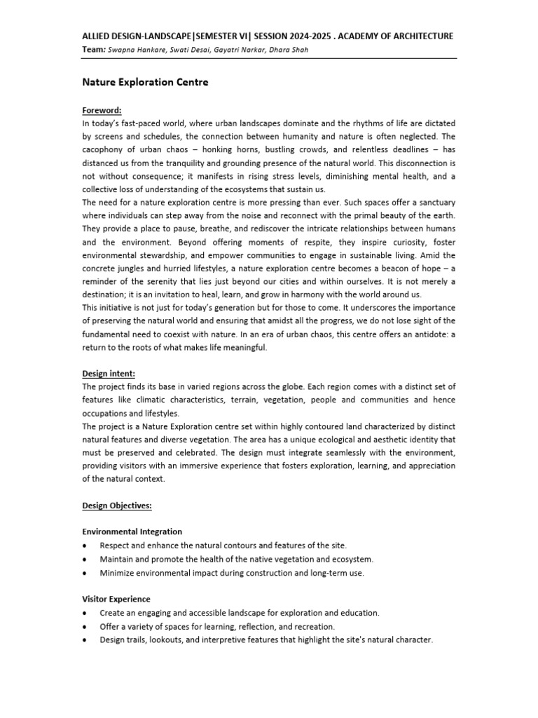 602 ALD - Proj 1 - Brief - 2024-25 - 080125 | PDF | Sustainability ...