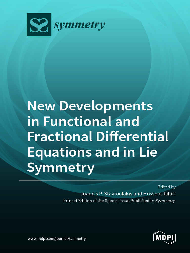 New Developments in Functional and Fractional Differential Equations and in Lie Symmetry | PDF ...