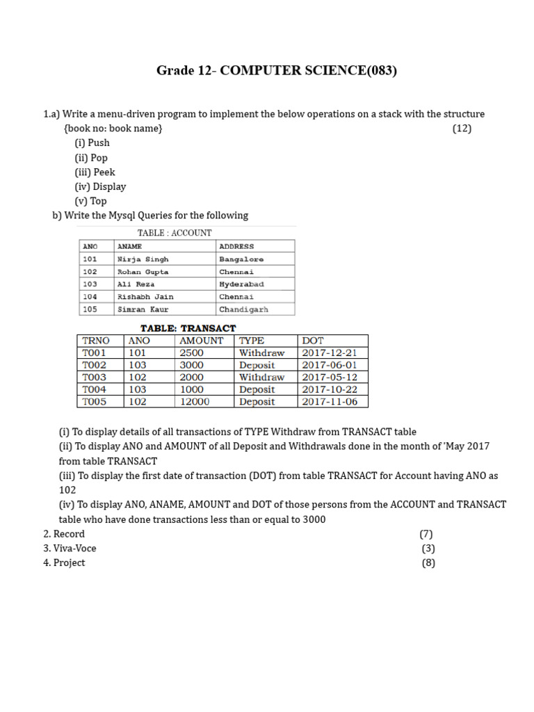 _QUESTIONS (1) | PDF | Comma Separated Values | Computer Programming