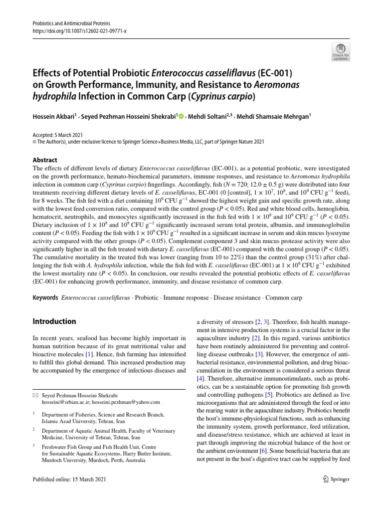 3. Enterococcus-casseliflavus | PDF | Clinical Medicine | Immunology