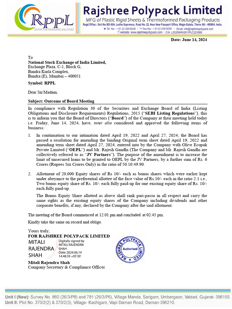 RPPL 14062024145434 OuctomeBM14062024RPPL | PDF