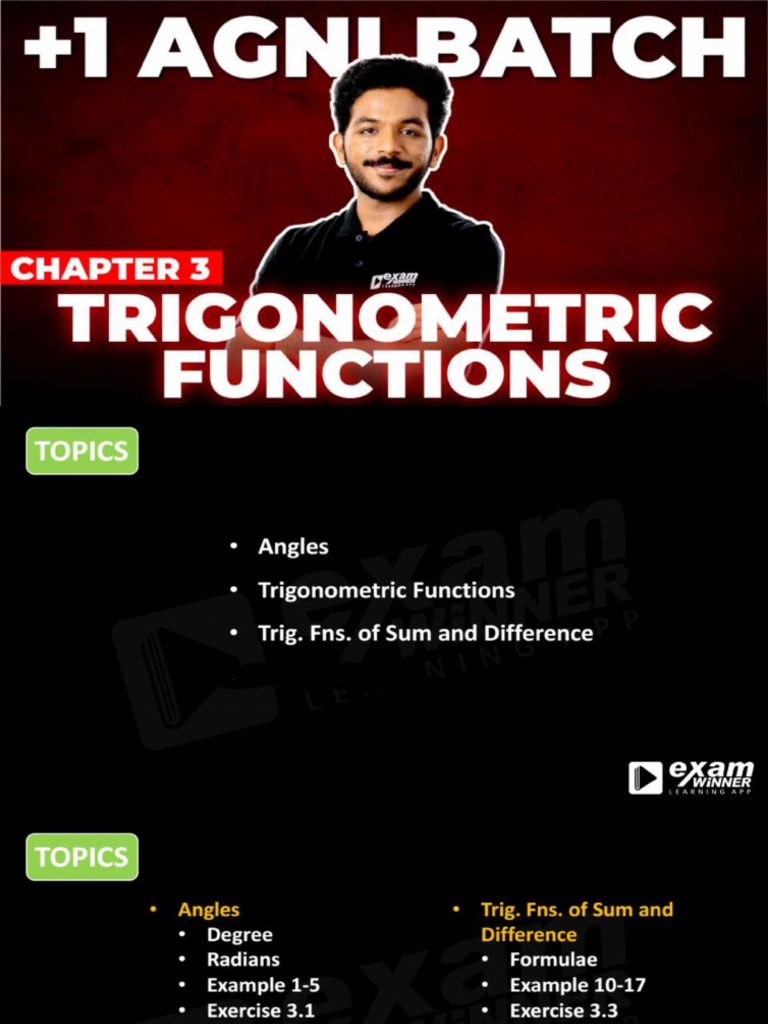Trigonometric Functions Revision Class Note-20240202101958408175 | PDF