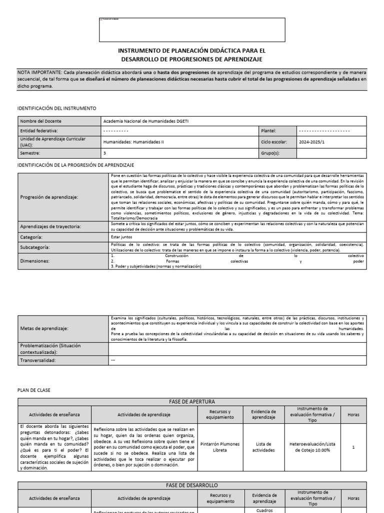 Prog2 Hum2 | PDF | Contrato social | Evaluación