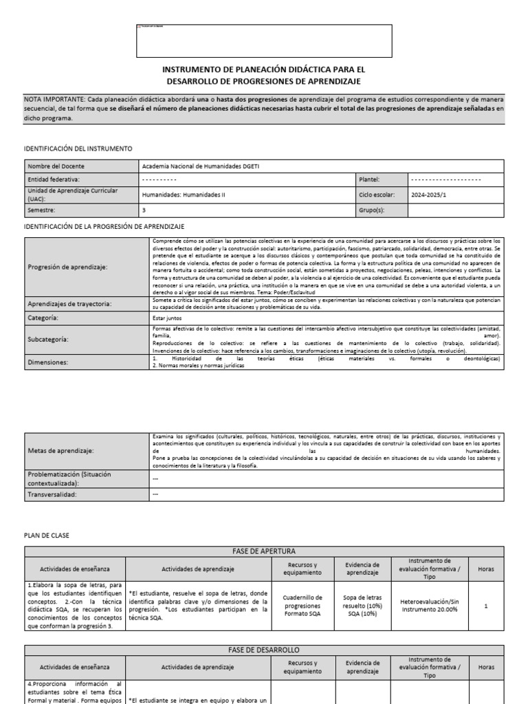 Prog3 Hum2 | PDF | Evaluación | Enseñando