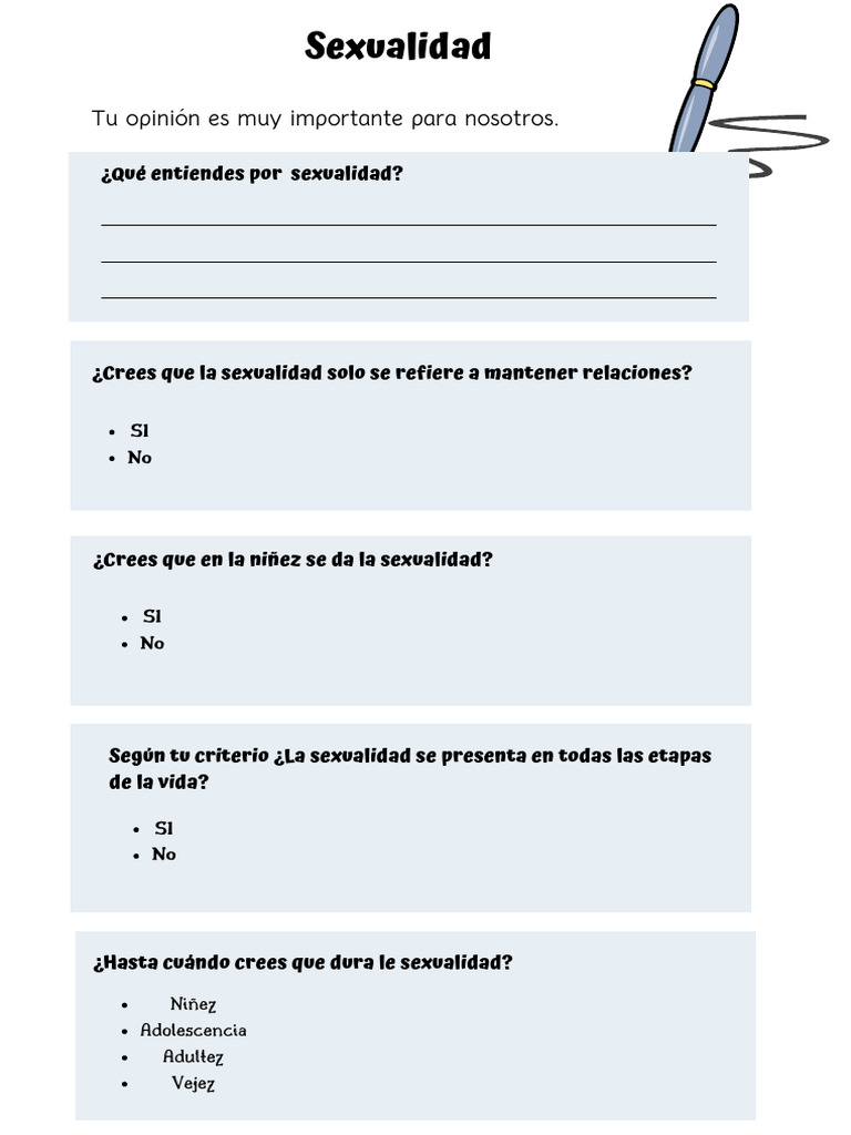 Encuesta Para Estudiantes de Fin de Periodo Escolar | PDF