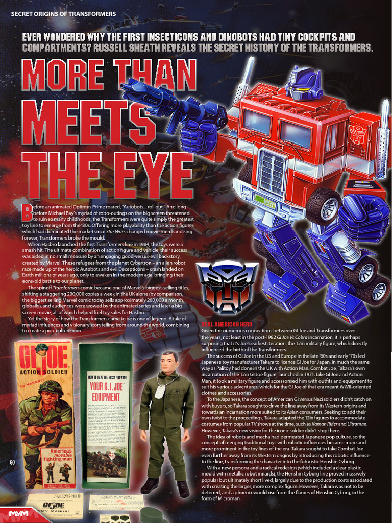 Transformers' Secret Origins Revealed | PDF | G.I. Joe | Toy Collecting
