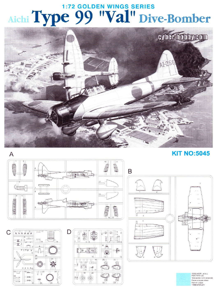 137923-30-Instructions Aichi D3A Val | PDF