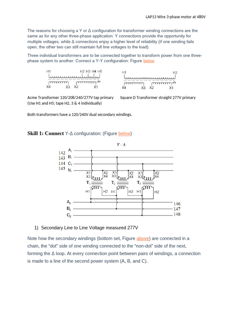 LAP8 Three-Phase 480V Motor | PDF