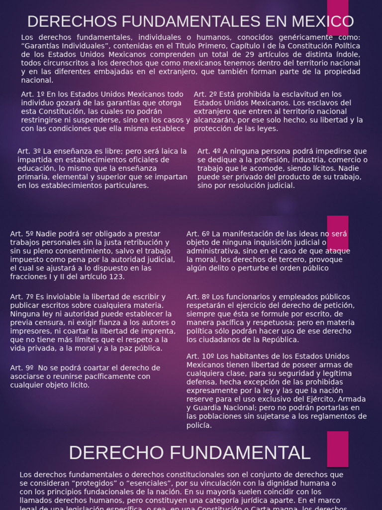 DERECHOS FUNDAMENTALES Gvyjj | PDF | Derecho Constitucional | Derechos