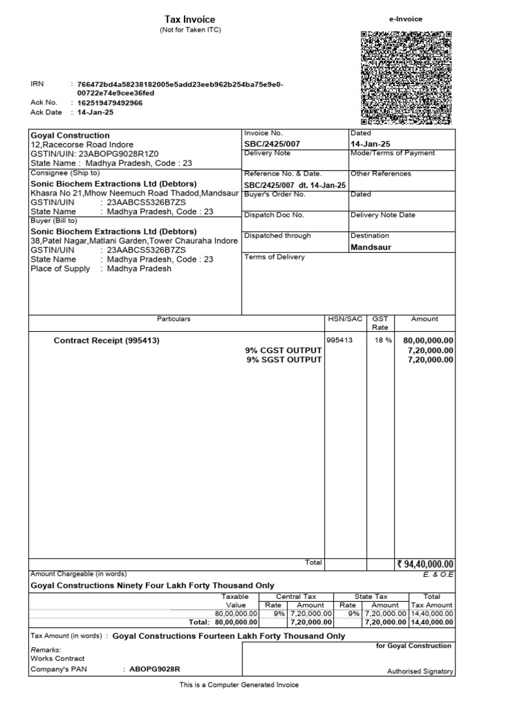 SBC-2425-007 | PDF | Government Finances | Sales