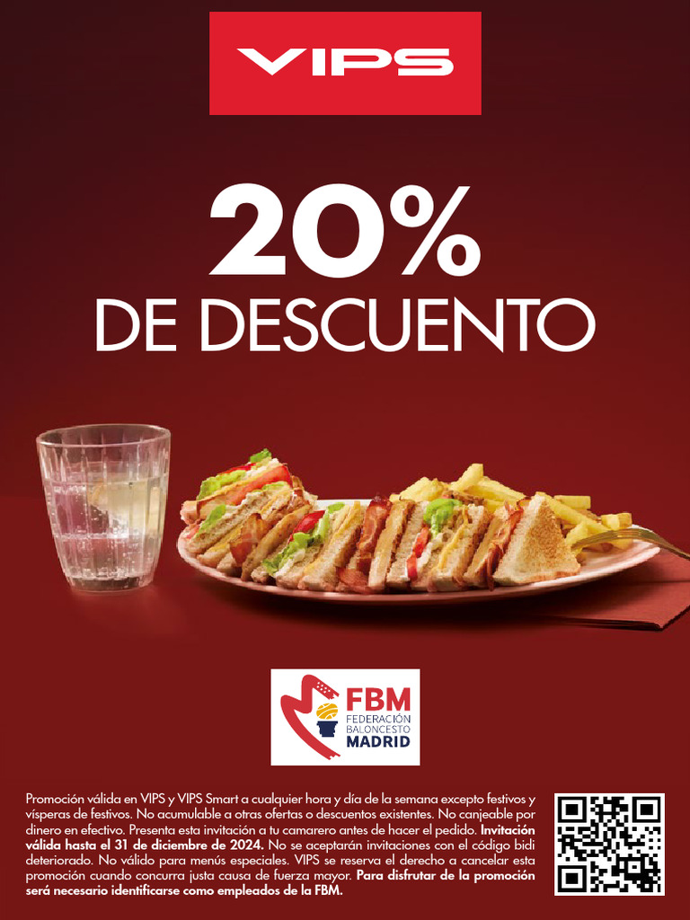 Descuento VIPS para Empleados FBM | PDF