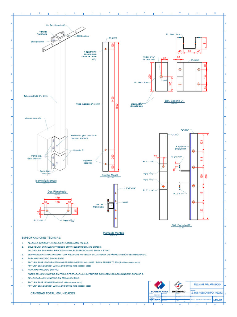 MASTIL A4 | PDF | Materiales de construcción | Sustancias químicas