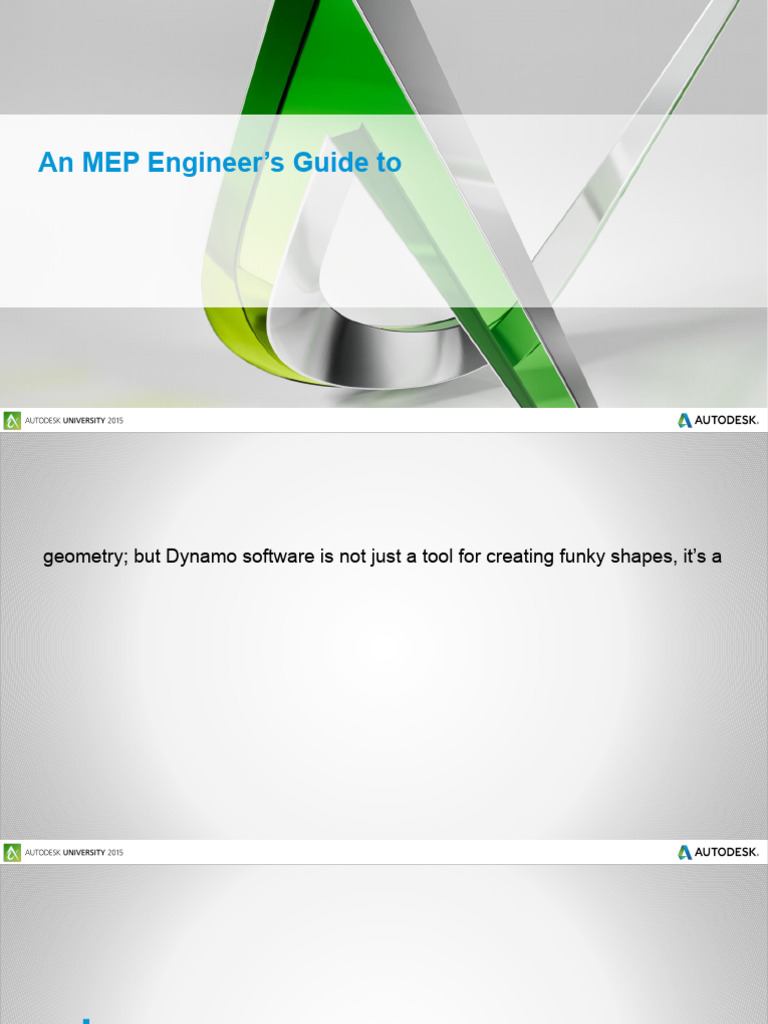 MEP Engineering with Dynamo Software | PDF | Autodesk Revit | Microsoft Excel