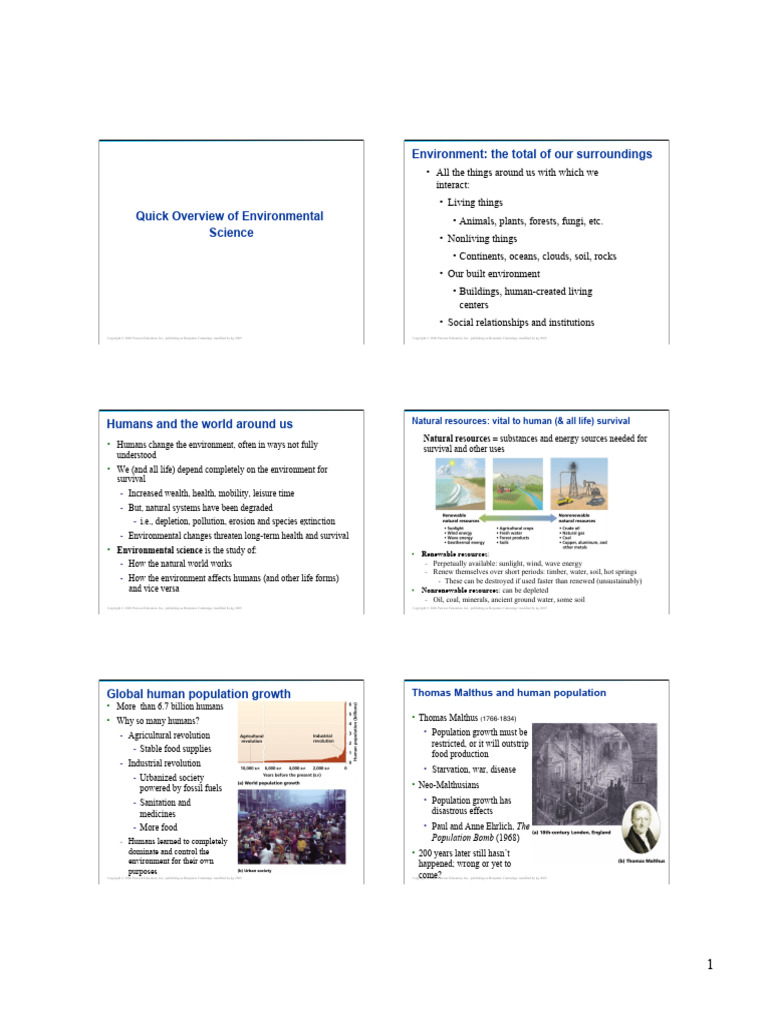 ch01.intro.barbour.ppt | PDF | Sustainability | Environmental Degradation