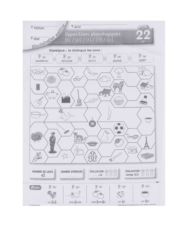 Coloriage Magique Confusion de Sons | PDF