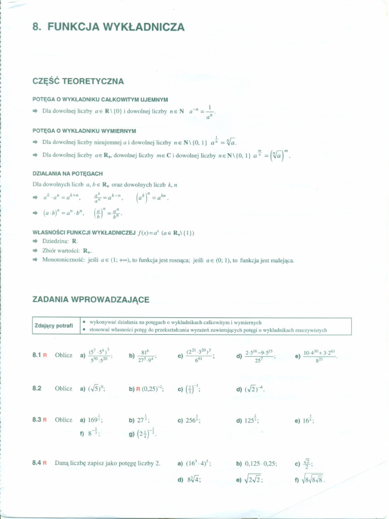 Kiełbasa CZ1 R8 Funkcja Wykładnicza | PDF