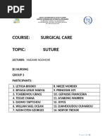 Suture Removal | PDF | Surgical Suture | Wound