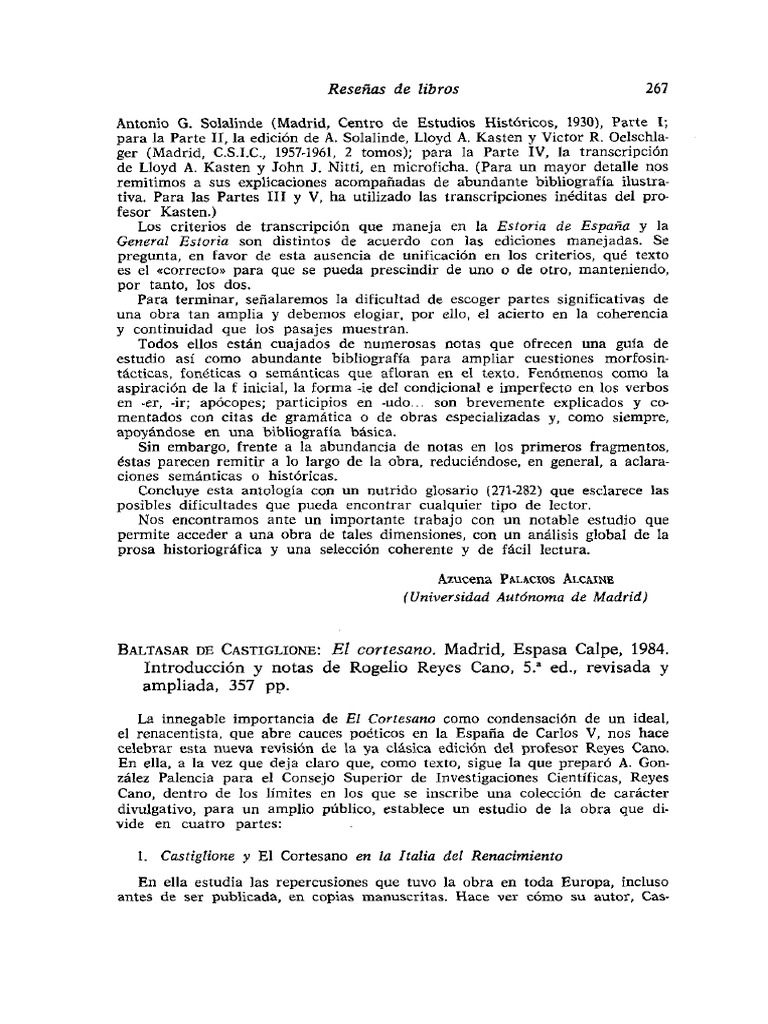 Resumen de "El Cortesano" de Castiglione | PDF | Renacimiento | Poesía