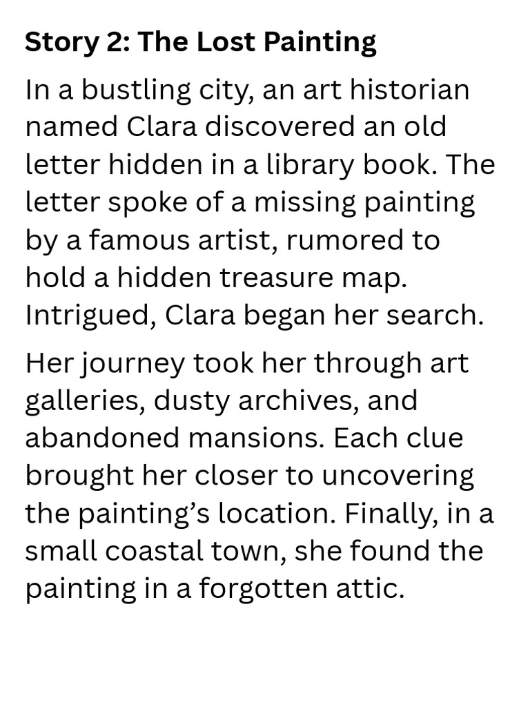 Story 1 The Clockmaker's Apprentice | PDF