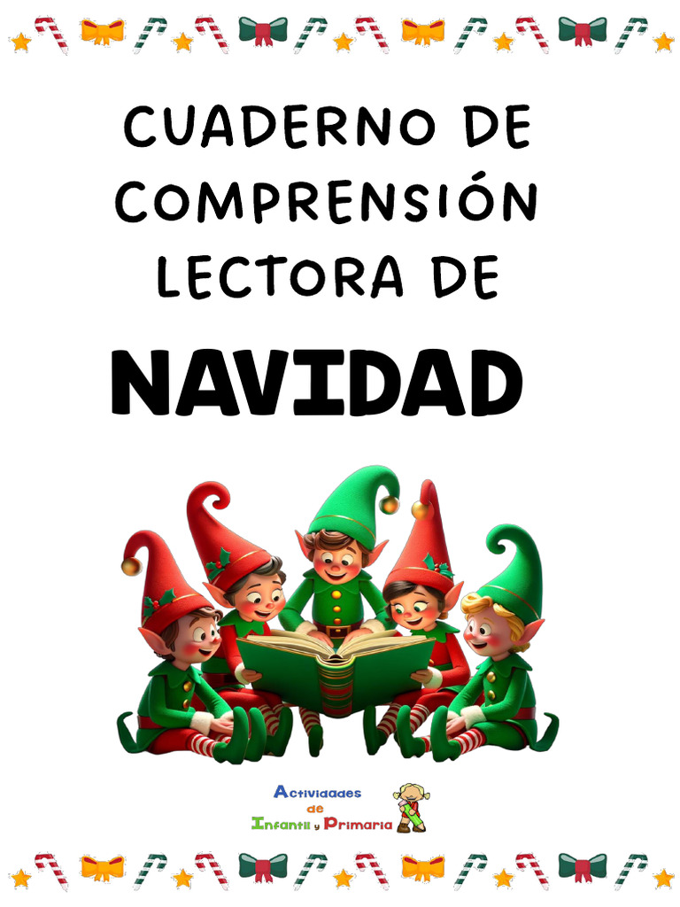 Cuaderno de Actividades de Comprension Lectora Navidad 1 | PDF | Papá ...