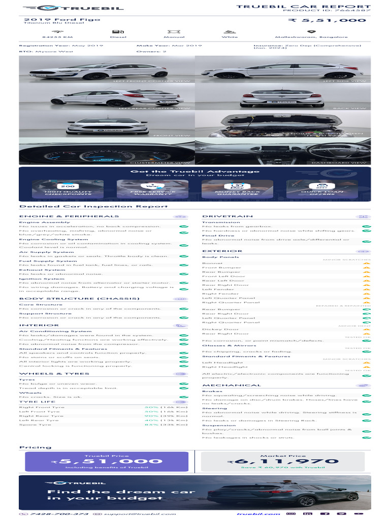 Shareable Report Lead - 7664587 | PDF | Tire | Leak