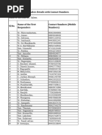 Mettur Transport Branches Overview | PDF