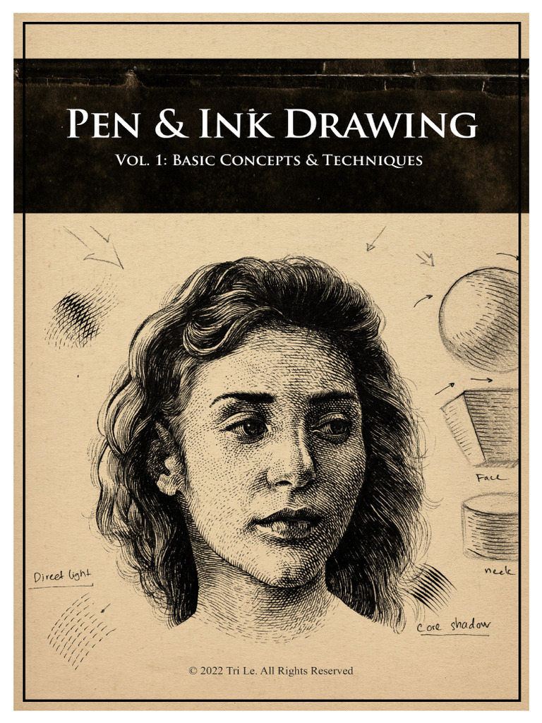 Pen and Ink Drawing Vol. 1 Basic Concepts and Techniques 5l0hks | PDF